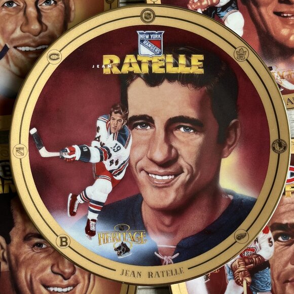 The Bradford Exchange | Accents | Jean Ratelle Collector Plate Legends ...